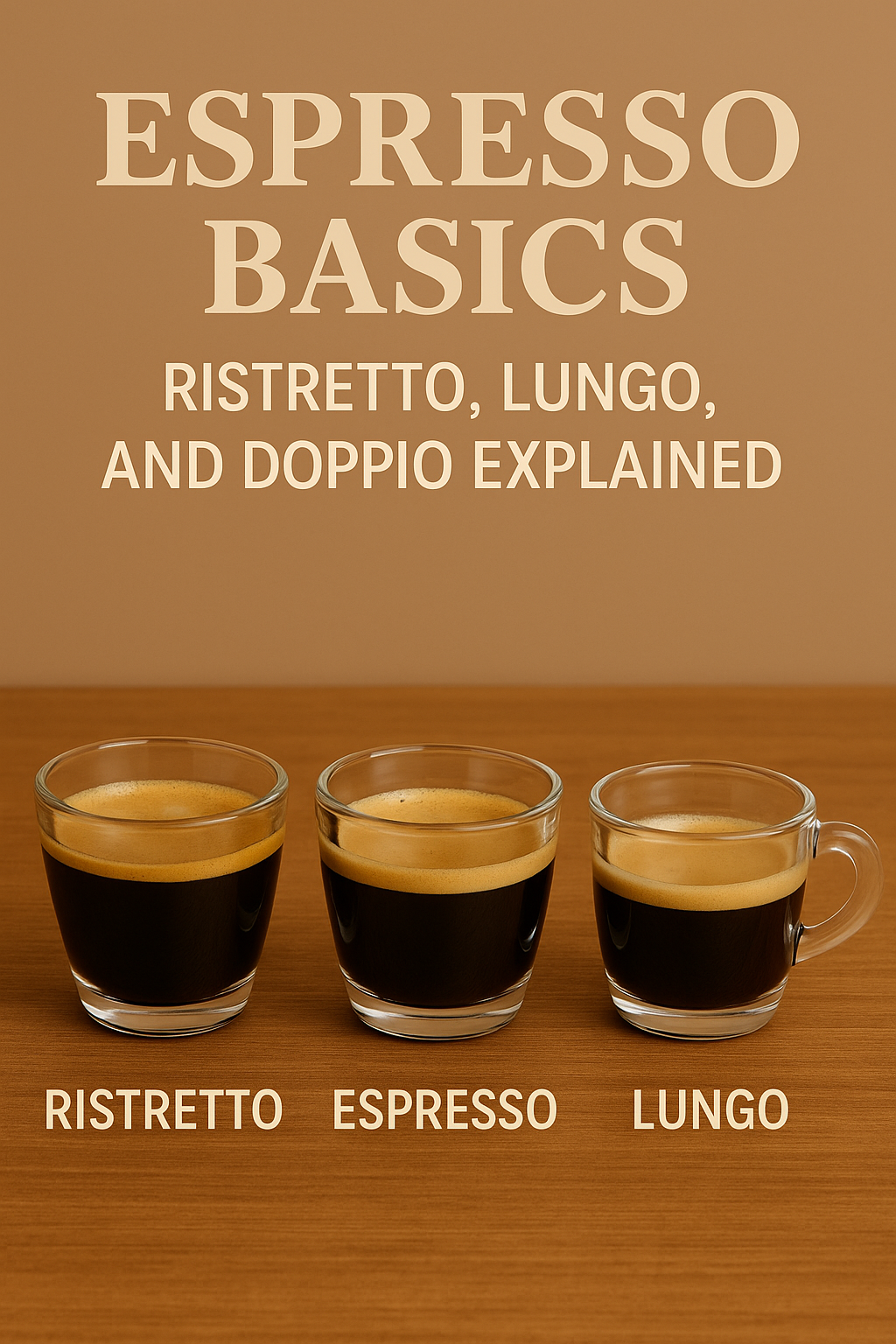 Espresso Basics: Ristretto, Lungo, and Doppio Explained - Hydrobrewlab